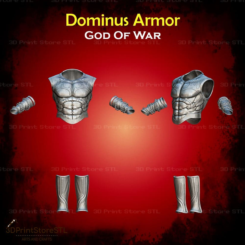 Dominus Armor Cosplay God Of War 3D Print Model STL File – 3DPrintStoreSTL