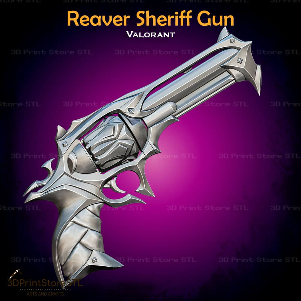 Reaver Sheriff Gun Cosplay Valorant 3D Print Model STL File ...