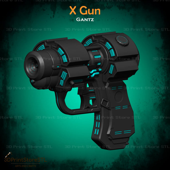 X Gun Cosplay GantZ 3D Print Model STL File — 3DPrintStoreSTL