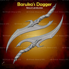 Baruka Dagger Cosplay Solo Leveling 3D Print Model STL File ...