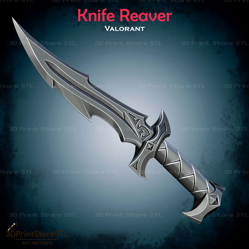 Reaver Knife Cosplay Valorant 3D Print Model STL File – 3DPrintStoreSTL
