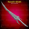 Kamish Wrath Dagger Cosplay Solo Leveling 3D Print Model STL File ...