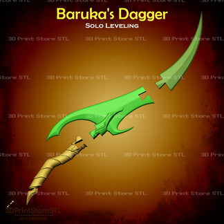 Baruka Dagger Cosplay Solo Leveling 3D Print Model STL File ...