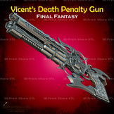 Vincent Death Penalty Gun Cosplay Final Fantasy 3D Print Model STL File ...