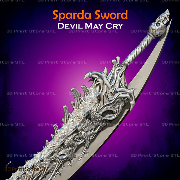 Sparda Demon Sword Cosplay Devil May Cry 3D Print Model STL File ...