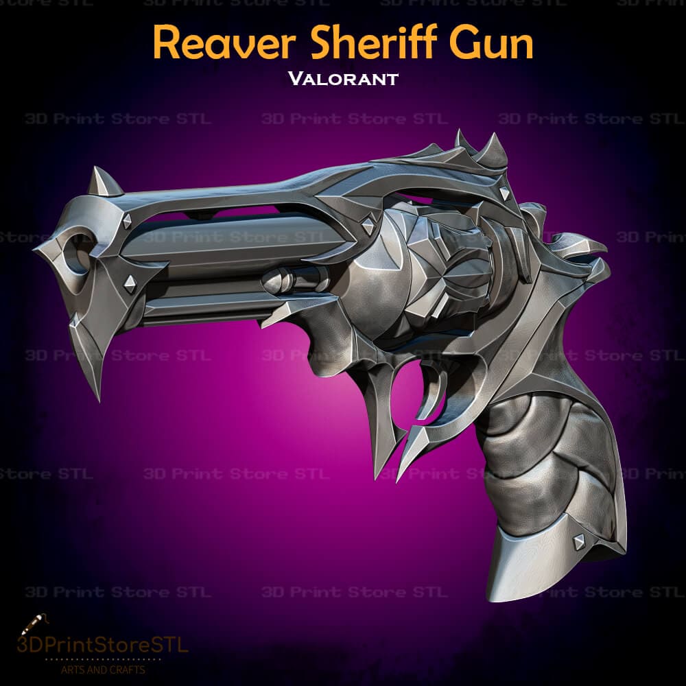 Reaver Sheriff Gun Cosplay Valorant 3D Print Model STL File ...