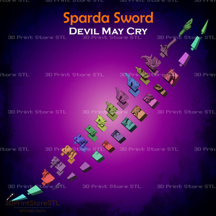 Sparda Demon Sword Cosplay Devil May Cry 3D Print Model STL File ...