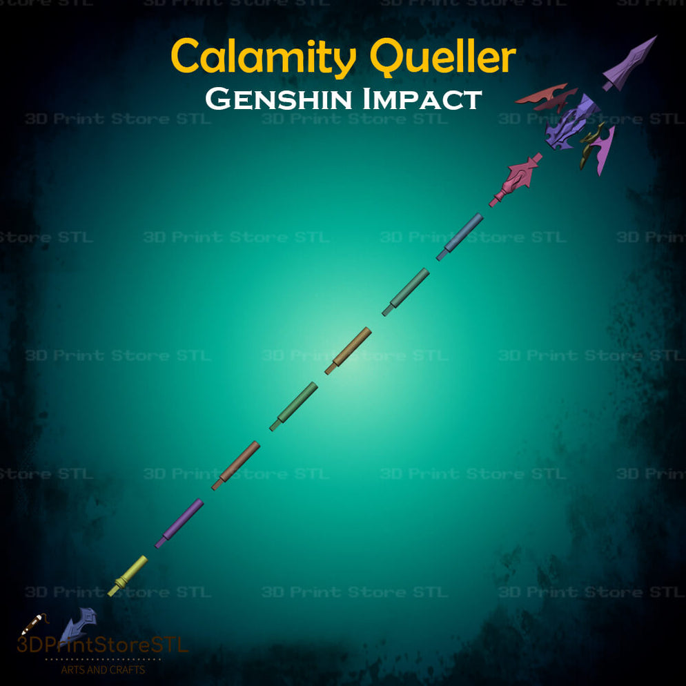 Calamity Queller Cosplay Genshin Impact 3D Print Model STL File ...