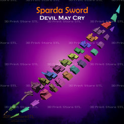 Sparda Demon Sword Cosplay Devil May Cry 3D Print Model STL File ...