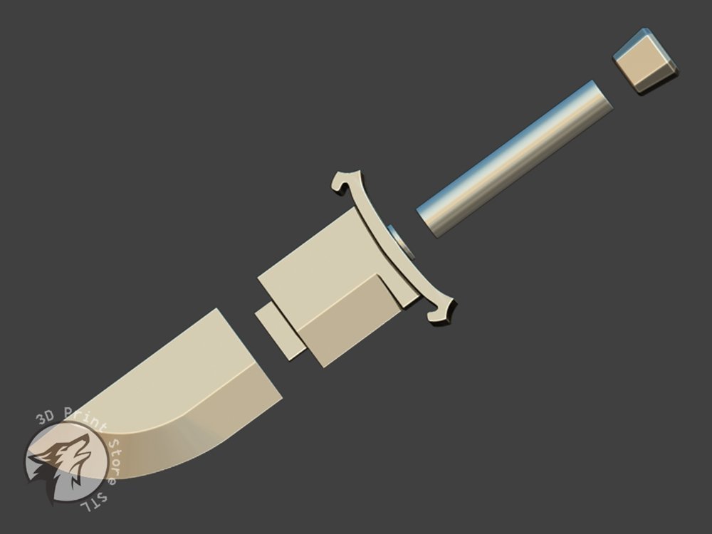 Guts weapon set - Berserk - 3D Print Model - STL File – 3DPrintStoreSTL